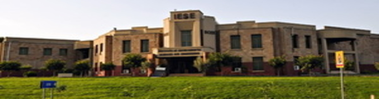 Home Page - Institute of Environmental Sciences and Engineering