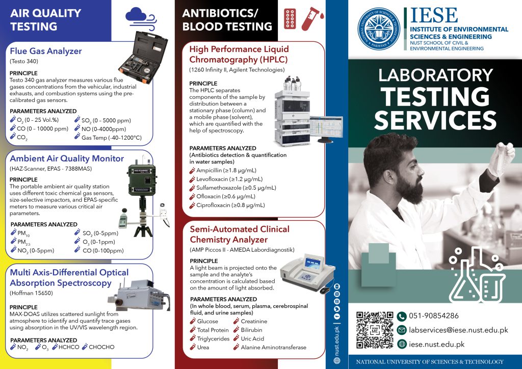IESE Labs Testing Services – Institute of Environmental Sciences and ...