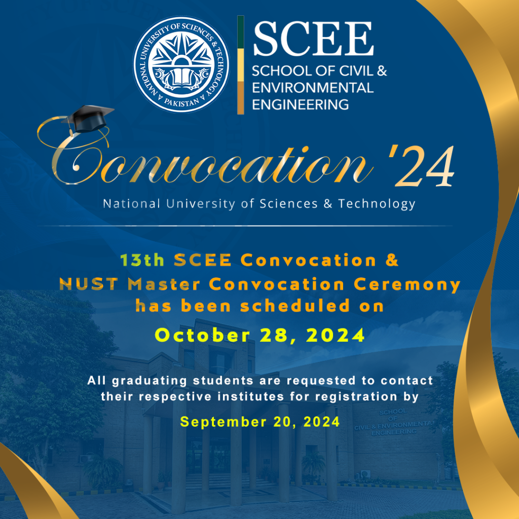 13th SCEE Convocation and NUST Master Convocation Ceremony – Institute ...